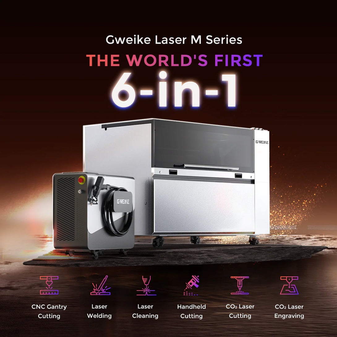 M3 Ultra - 6 in 1 CNC Fiber & CO2 - Laser Cutting & Welding Machine ...