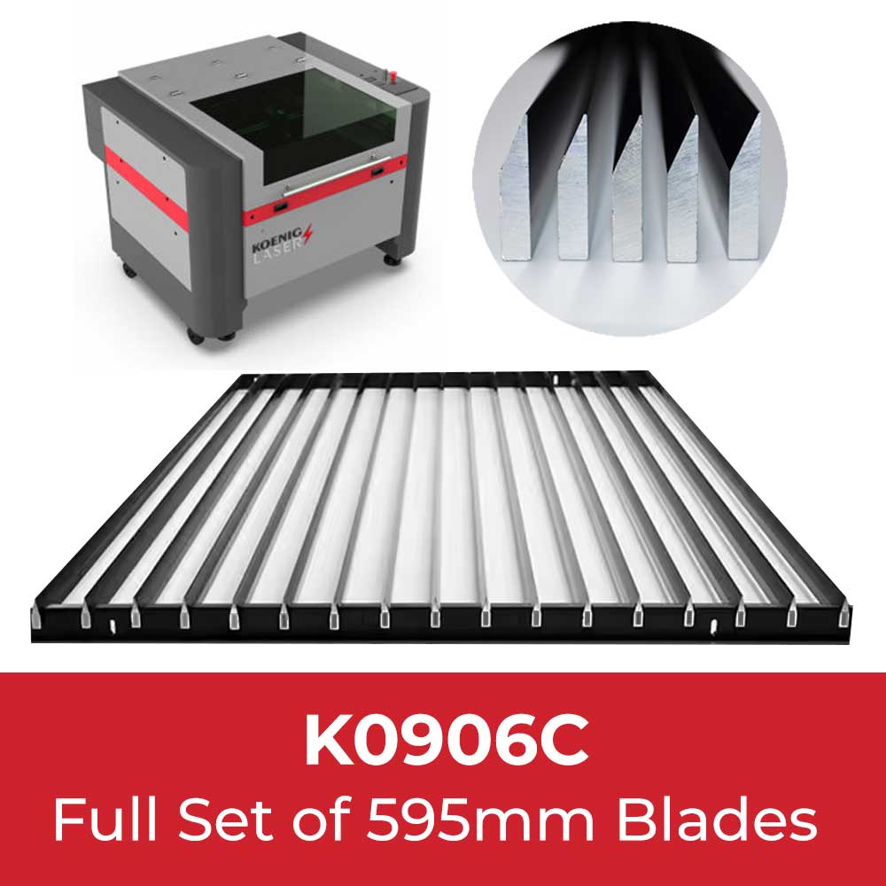 K-Series Laser Knife Bed Blades – Koenig Machinery