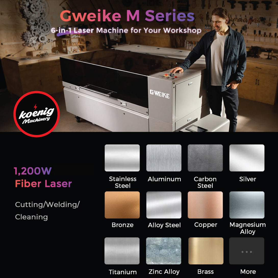 M2 Ultra - 4 in 1 CNC Fiber Laser Cutting & Welding Machine – Koenig ...