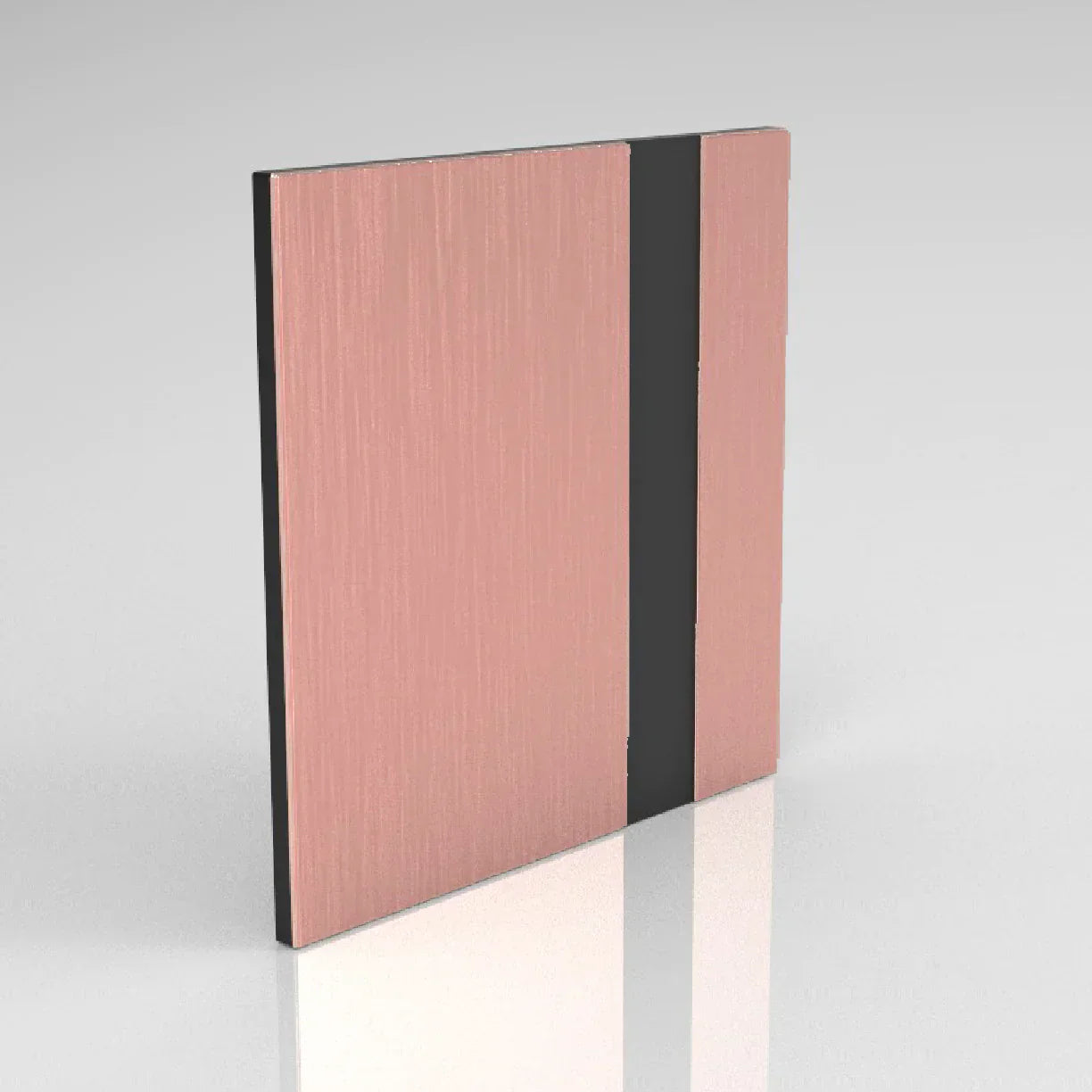 Brushed Rose Gold on Black 2 PLY - RowMAX – Koenig Machinery