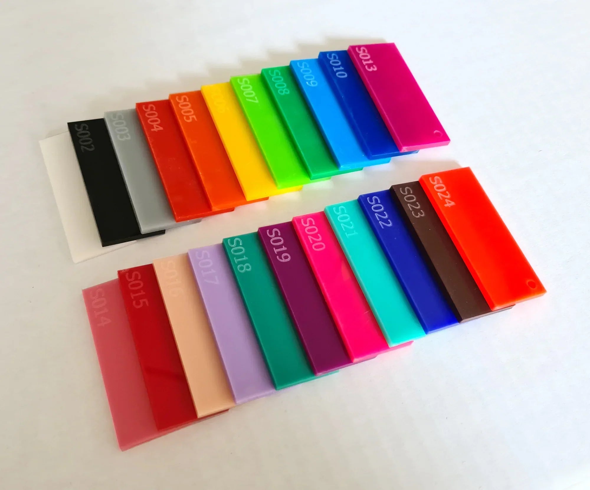 Swatch Sample Packs (Solid Acrylic colours S***) – Koenig Machinery